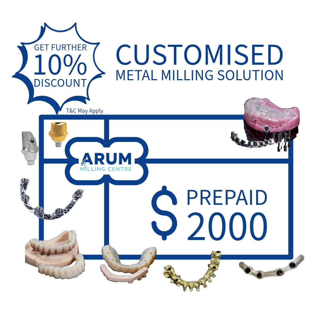 Metal Milling Pre-Paid Contract – ARUM Milling Centre
